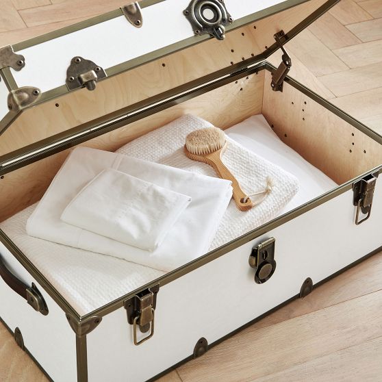 Monogram Standard Dorm Trunk | Pottery Barn Teen