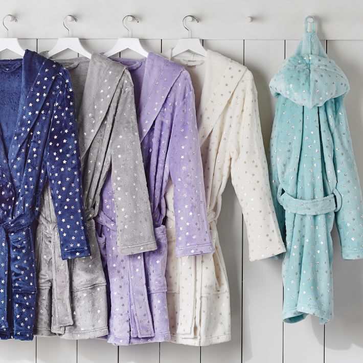Shimmer Star Teen Robe | Pottery Barn Teen