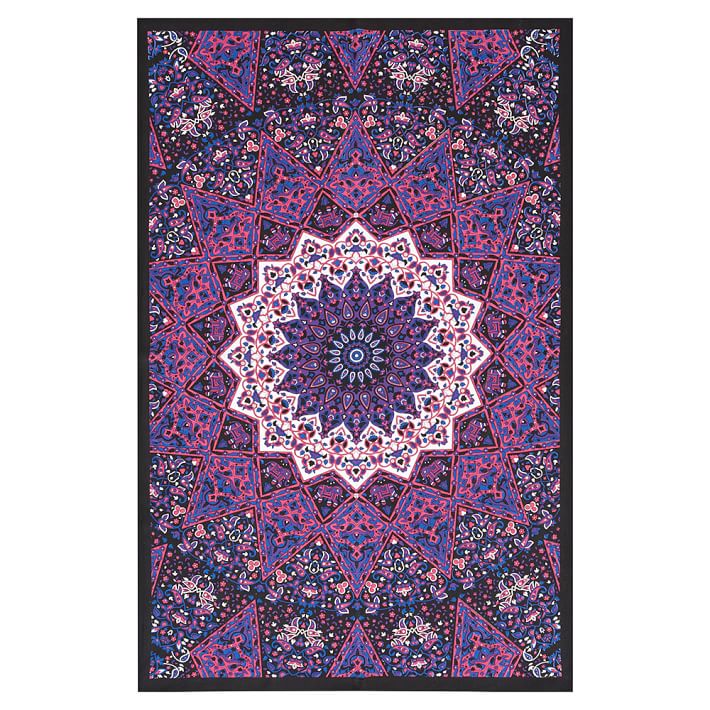 Printed Tapestries - Purple & Pink | Wall Decor | Pottery Barn Teen