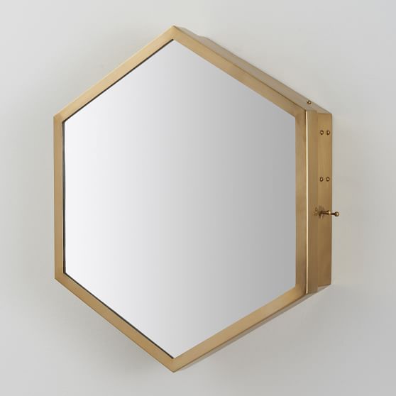 Hexagon Jewelry Wall Safe | Pottery Barn Teen