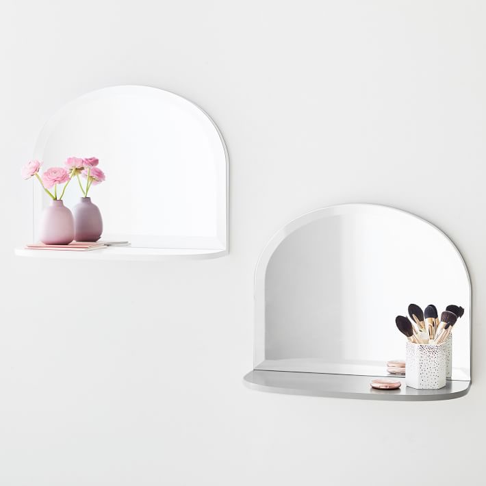 Mirrored Display Shelf | Floating Shelves | Pottery Barn Teen