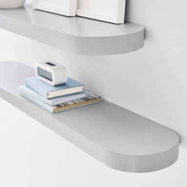 Oval Floating Shelves | Pottery Barn Teen