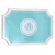 Scallop Framed Monogram Pinboard, Pool | Wall Organizers | Pottery Barn ...