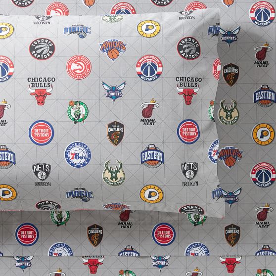 NBA Boy's Sheet Set - 2018 | Pottery Barn Teen