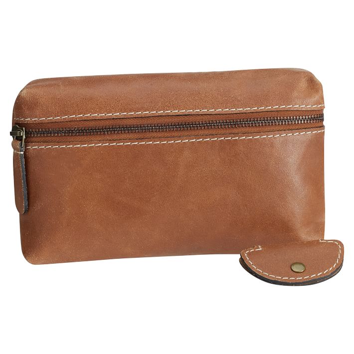 Classic Leather Tech Pouch & Ear Bud Holder | Tech Accessory | Pottery ...