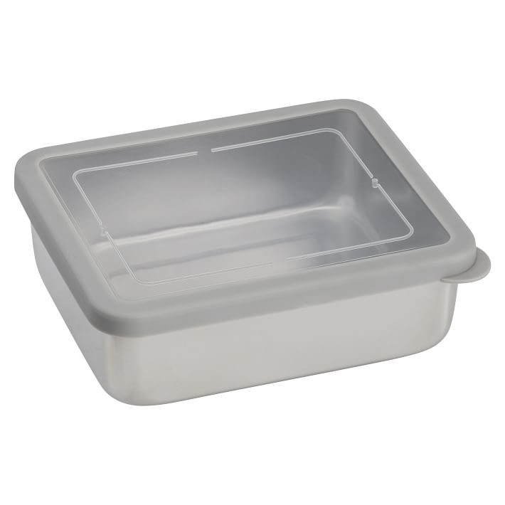 Gray Stainless Steel Sandwich Box | Pottery Barn Teen