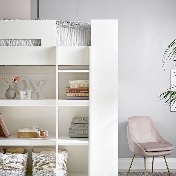 Sleep & Style Loft Bed with Wardrobe | Pottery Barn Teen