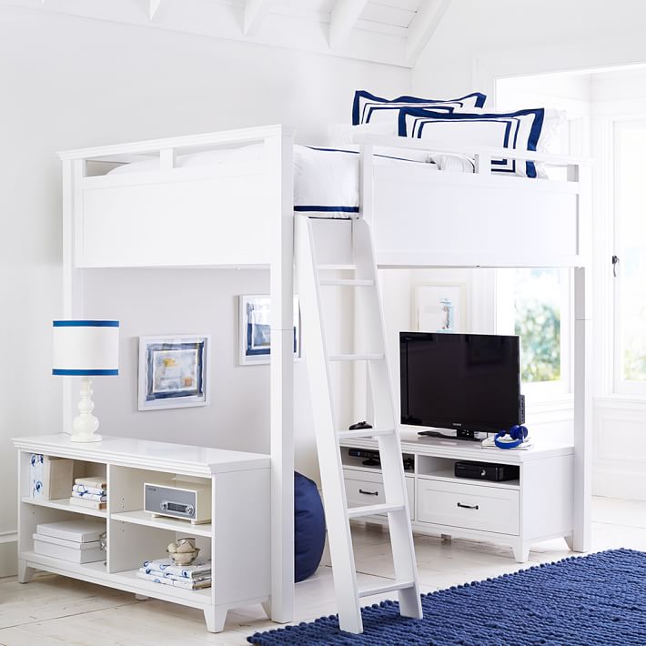 Hampton Convertible Loft Bed | Pottery Barn Teen