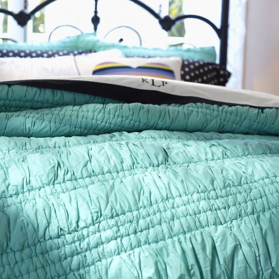 Ruched Girls Quilt | Sale | Pottery Barn Teen