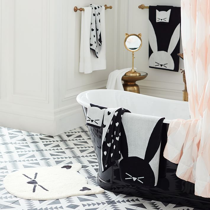 The Emily & Meritt Critter Teen Bath Towels Set | Pottery Barn Teen