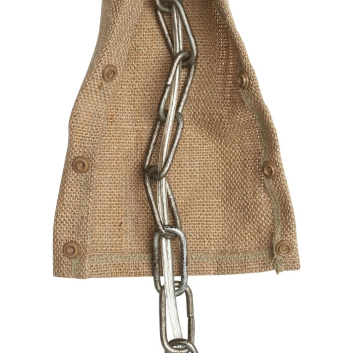 Burlap Light Cord Cover | Pottery Barn Teen