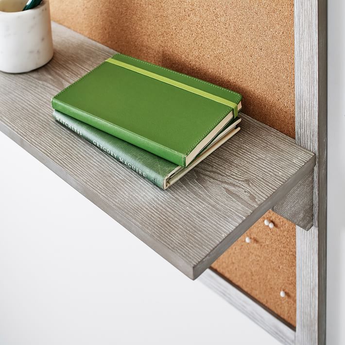 Corkboard Floating Shelf | Pottery Barn Teen