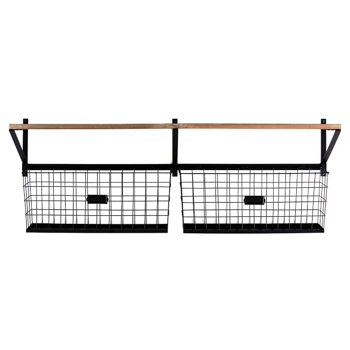 Train Rack Floating Shelf | Pottery Barn Teen