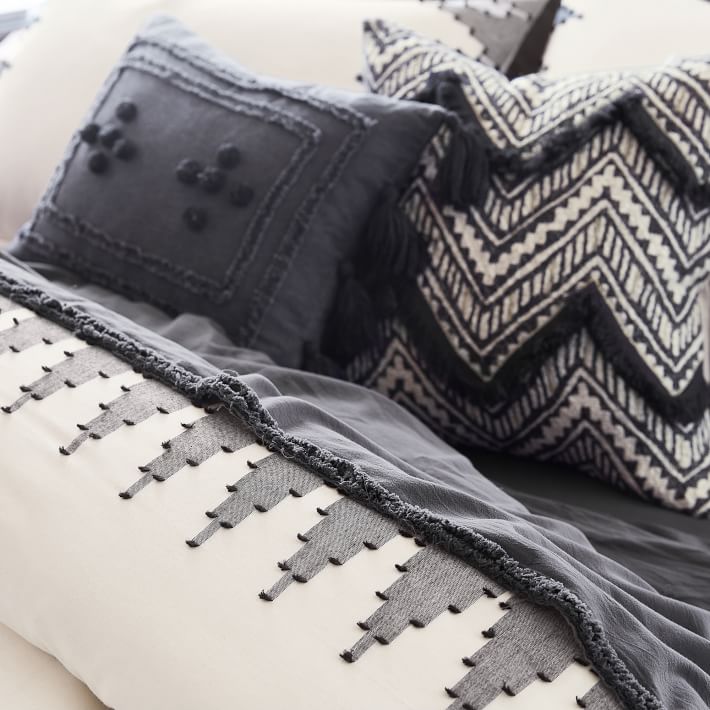 Ruched Trim Girls Sheets | Pottery Barn Teen