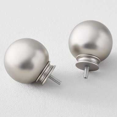 Classic Metal Ball Finials | Window Hardware | Pottery Barn Teen