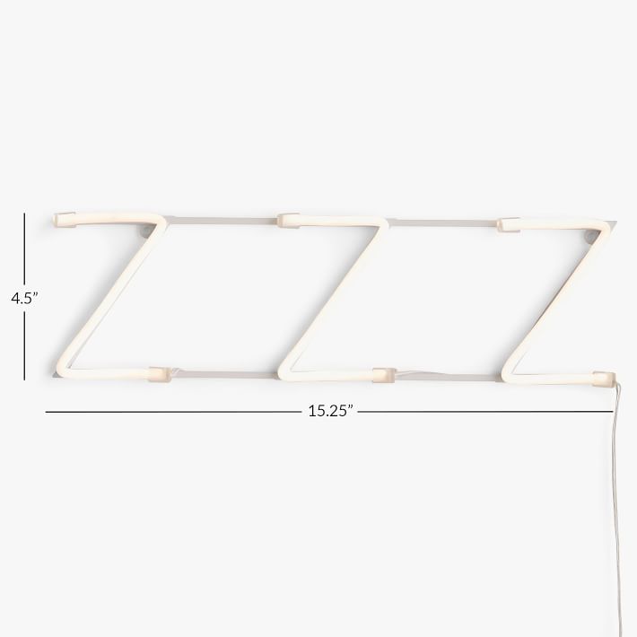 ZZZ Neon Light | Pottery Barn Teen