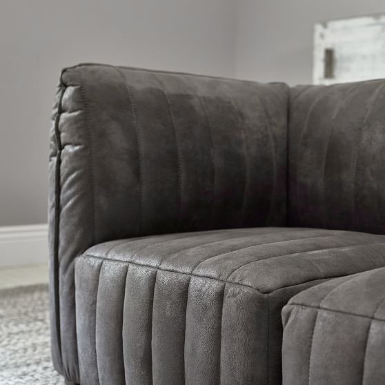 Bryce Channel Stitch Lounge Super Sectional Sofa | Teen Sofa | Pottery ...