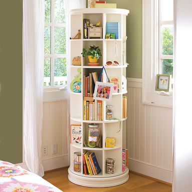 Revolving Bookcase | Pottery Barn Teen