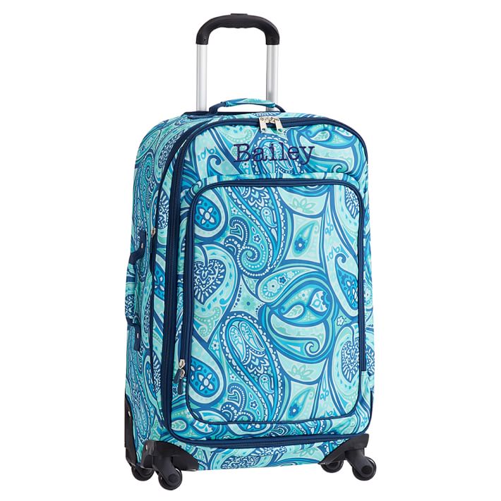 Jet Set Luggage, Paisley Power Checked Spinner | Clearance | Pottery ...