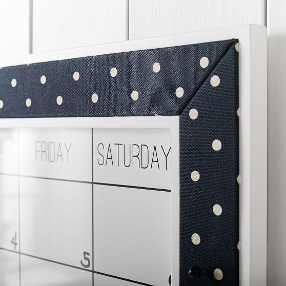 Pinboard Framed Calendar | Wall Organizers | Pottery Barn Teen