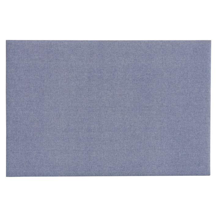 No Nails Dorm Pinboard, Blue Ticking Stripe | Wall Organizers | Pottery ...