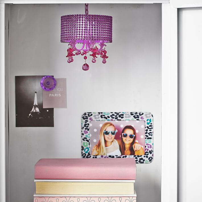 Pink Locker Chandelier | Locker Decoration | Pottery Barn Teen