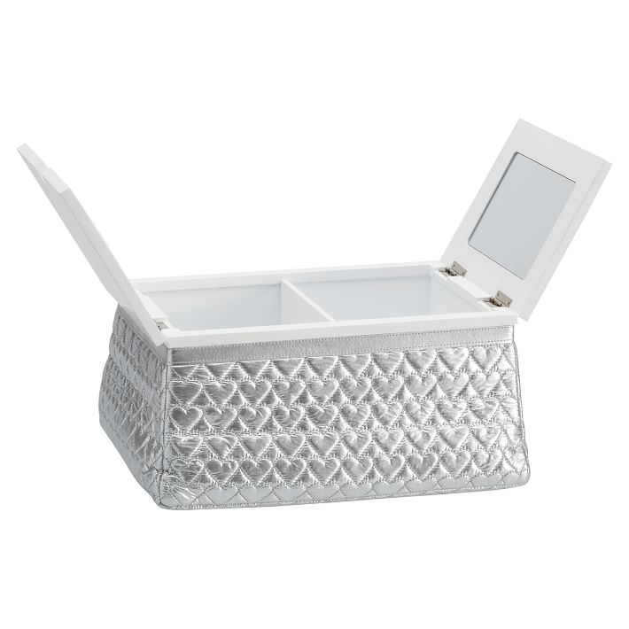 Quilted Metallic Mani/Pedi Lap Desk | Pottery Barn Teen