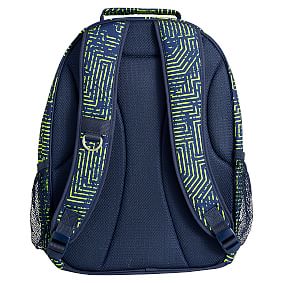 Yellow Neon Circuit Teen Backpack | Pottery Barn Teen