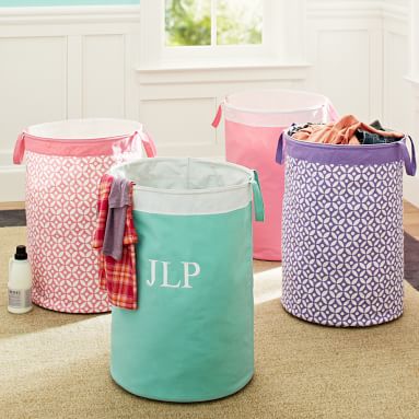 Store-It Canvas Floor Standing Catchall - Peyton - Sale | Pottery Barn Teen