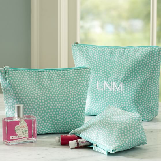 Mini Dot Pool Beauty Pouch Set | Makeup Organizers | Pottery Barn Teen