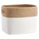 Tonal Rope Storage Baskets - White | Pottery Barn Teen