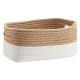 Tonal Rope Storage Baskets - White | Pottery Barn Teen
