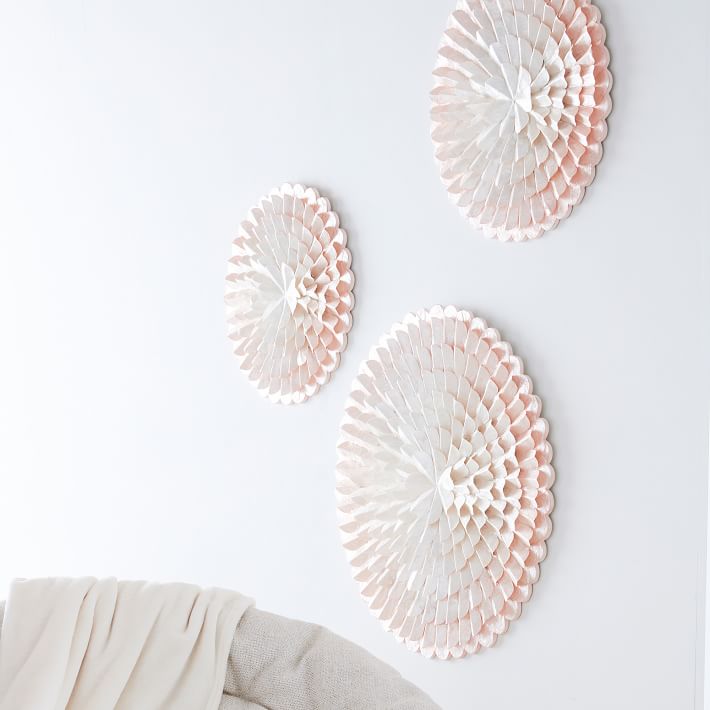 Capiz Flower Wall Decor, Set of 3 | Wall Decor | Pottery Barn Teen