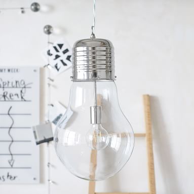 Light Bulb Plug-In Pendant - Sale | Pottery Barn Teen