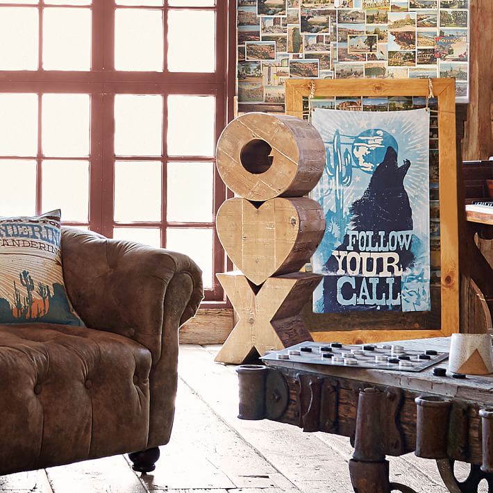 Letter Side Table | Lounge Table | Pottery Barn Teen