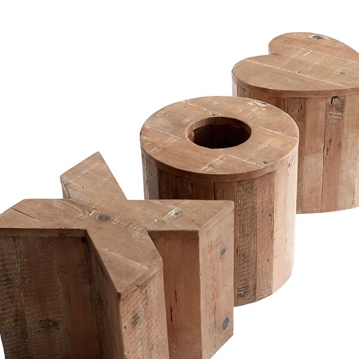 Letter Side Table | Lounge Table | Pottery Barn Teen