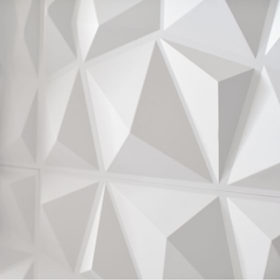 Dimensional Geometric Wall Tiles, Set of 8 | Wall Decor | Pottery Barn Teen