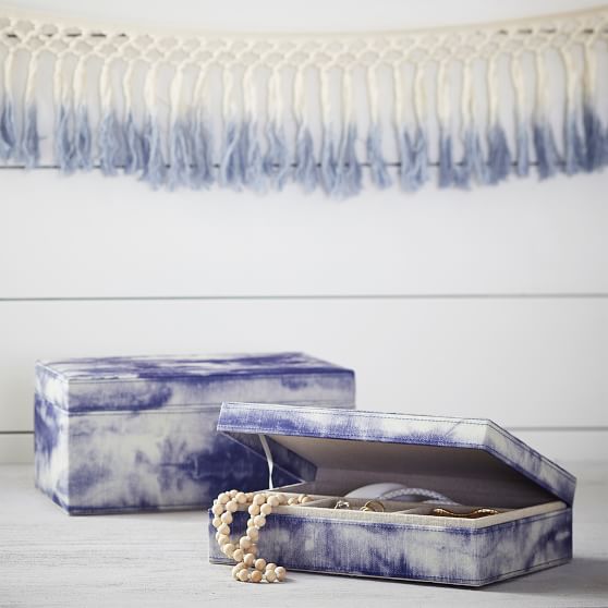 Shibori Jewelry Boxes | Jewelry Storage | Pottery Barn Teen