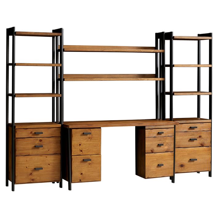 Colton Storage Desk With Hutch | Pottery Barn Teen