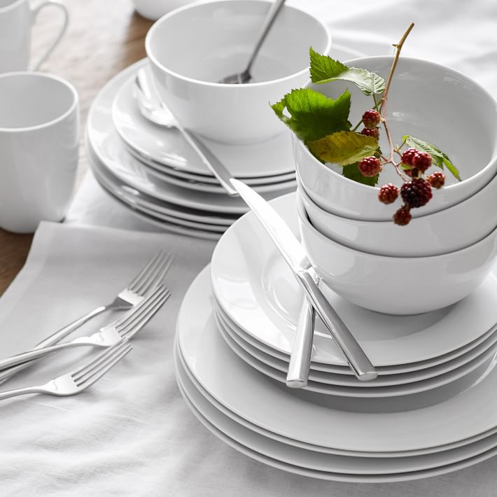 Design Crew Basics Dinnerware | College Kitchen Essentials | Pottery ...