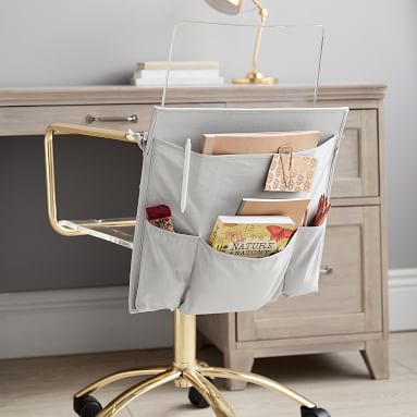 Chair Back Storage | Dorm Desk Decor | Pottery Barn Teen