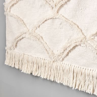 Cream Textured Scallop Wall Hanging | Wall Decor | Pottery Barn Teen