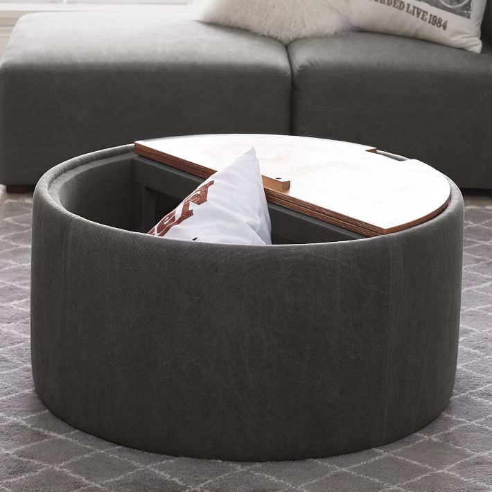 Alex Round Storage Table | Lounge Table | Pottery Barn Teen