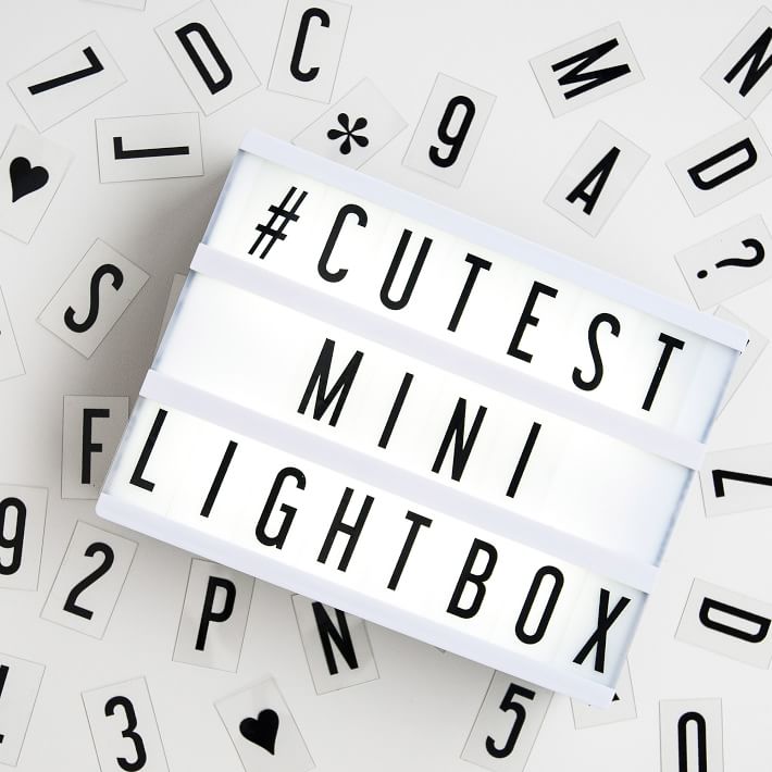 Mini Cinema Lightbox | Teen Lamp | Pottery Barn Teen