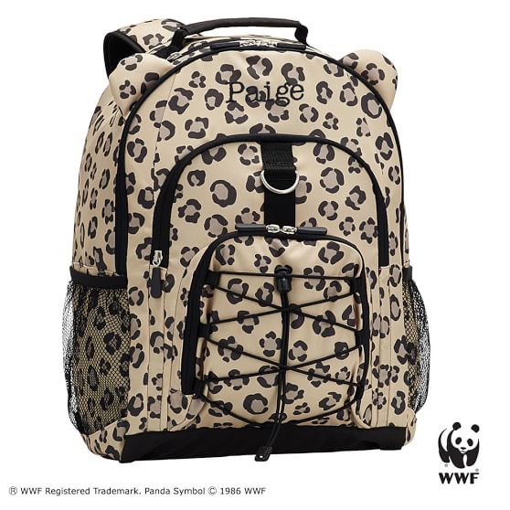 World Wildlife Fund Leopard Critter Teen Backpack | Clearance | Pottery ...