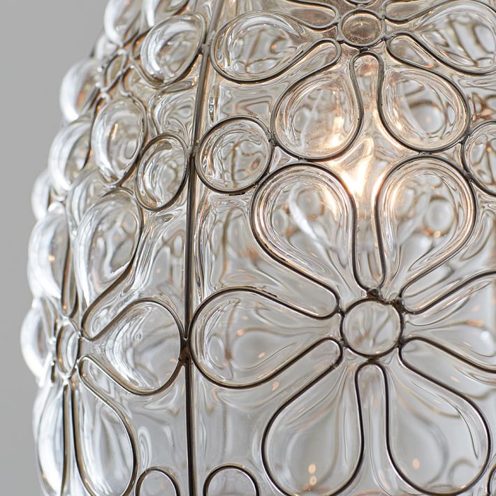 Junk Gypsy Wire Glass Bedroom Pendant Light | Pottery Barn Teen