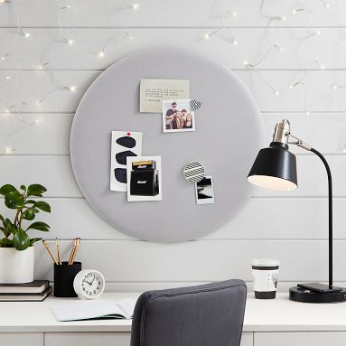 No Nails Round Pinboard | Pottery Barn Teen