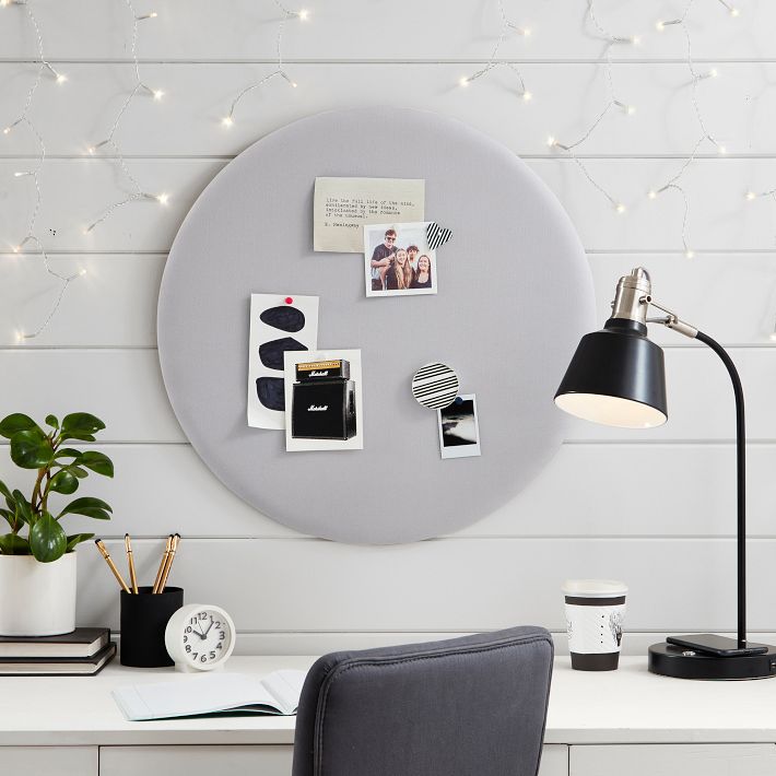 No Nails Round Pinboard | Pottery Barn Teen