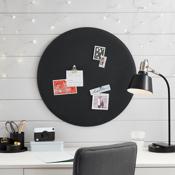 No Nails Round Pinboard | Pottery Barn Teen