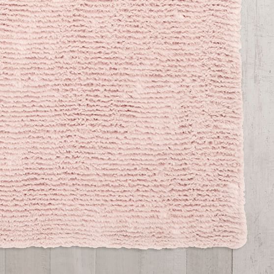 Ribbed Wool Rug - Slate Blue | Pottery Barn Teen